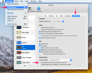 MacOS Terminal UTF-8 Issue – a bunch of tips and tricks